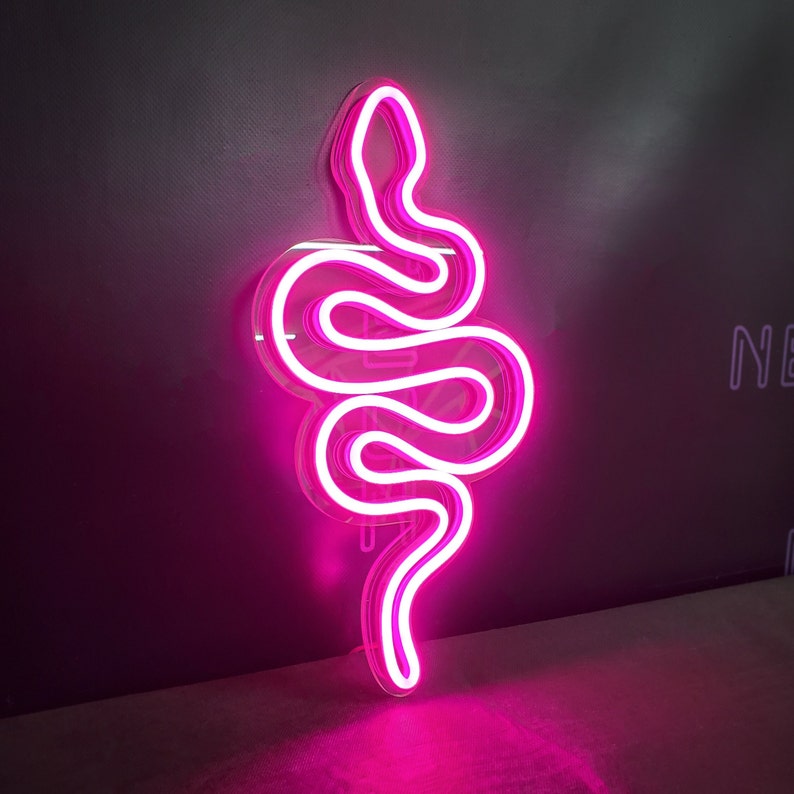 Snake LED Neon Sign - Etsy