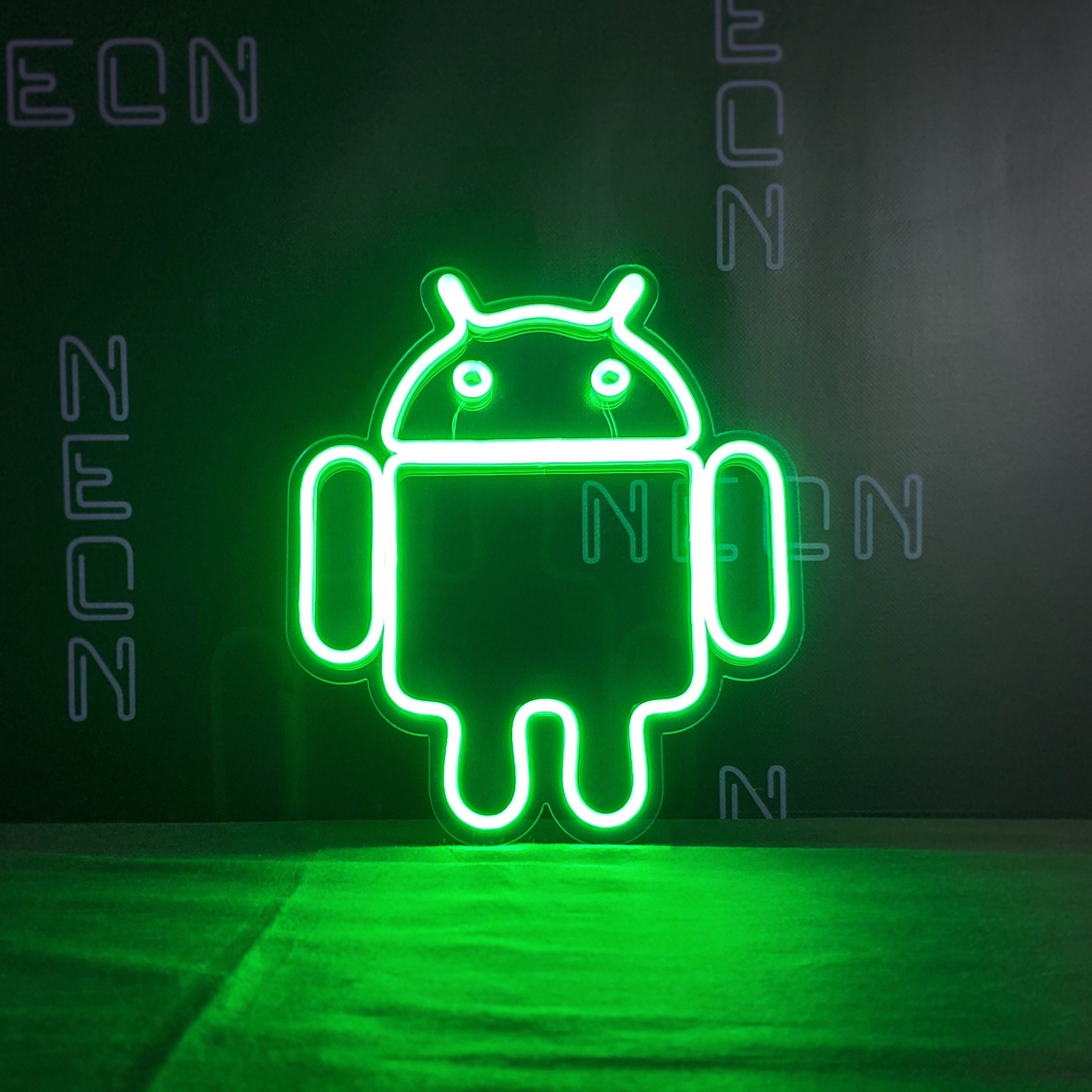 Android and Apple LED Neon Sign - Etsy