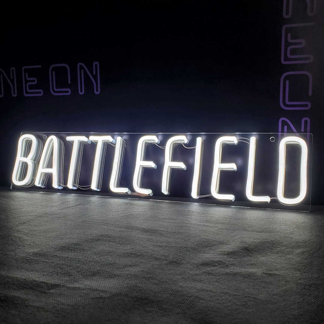 BATTLEFIELD LED Neon Sign - Etsy