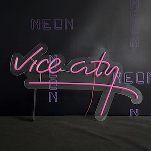 Vice City LED Neon Sign - Etsy