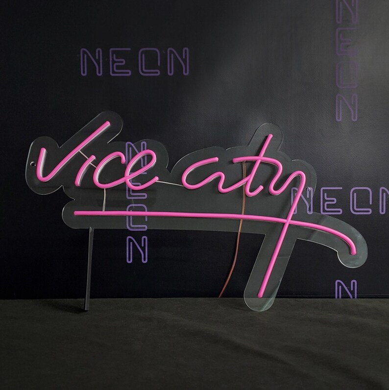 Vice City LED Neon Sign - Etsy