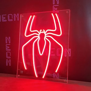 Spider LED Neon Sign - Etsy
