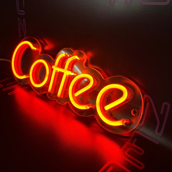 Coffee LED Neon Sign - Etsy