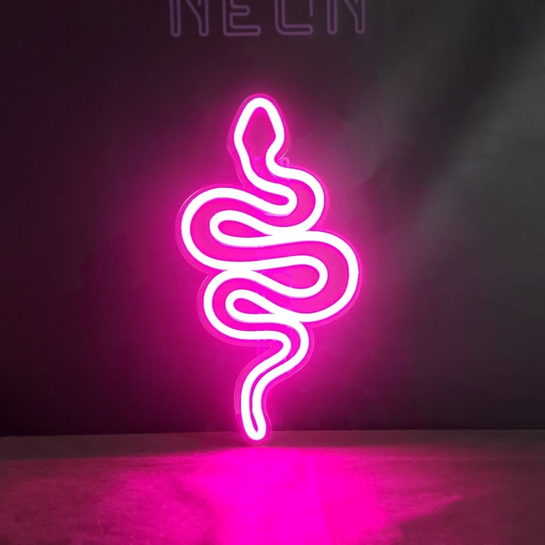 Snake LED Neon Sign - Etsy