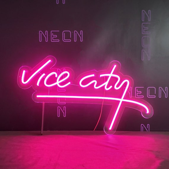 Vice City LED Neon Sign - Etsy