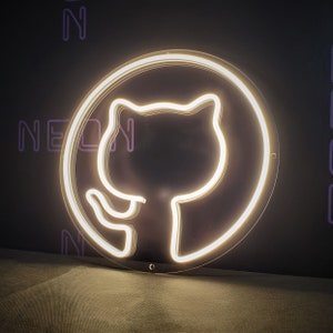 Github LED Neon Sign - Etsy