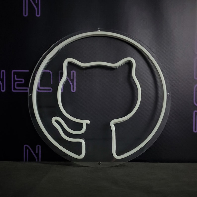 Github LED Neon Sign - Etsy