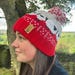 Red and Oatmeal Sheep Hat - Etsy