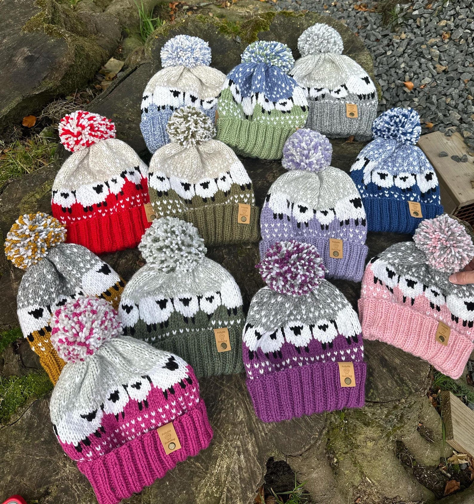 Lilac and Grey Sheep Hat - Etsy