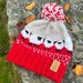 Red and Oatmeal Sheep Hat - Etsy