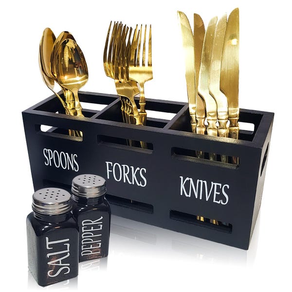Silverware Caddy - Etsy