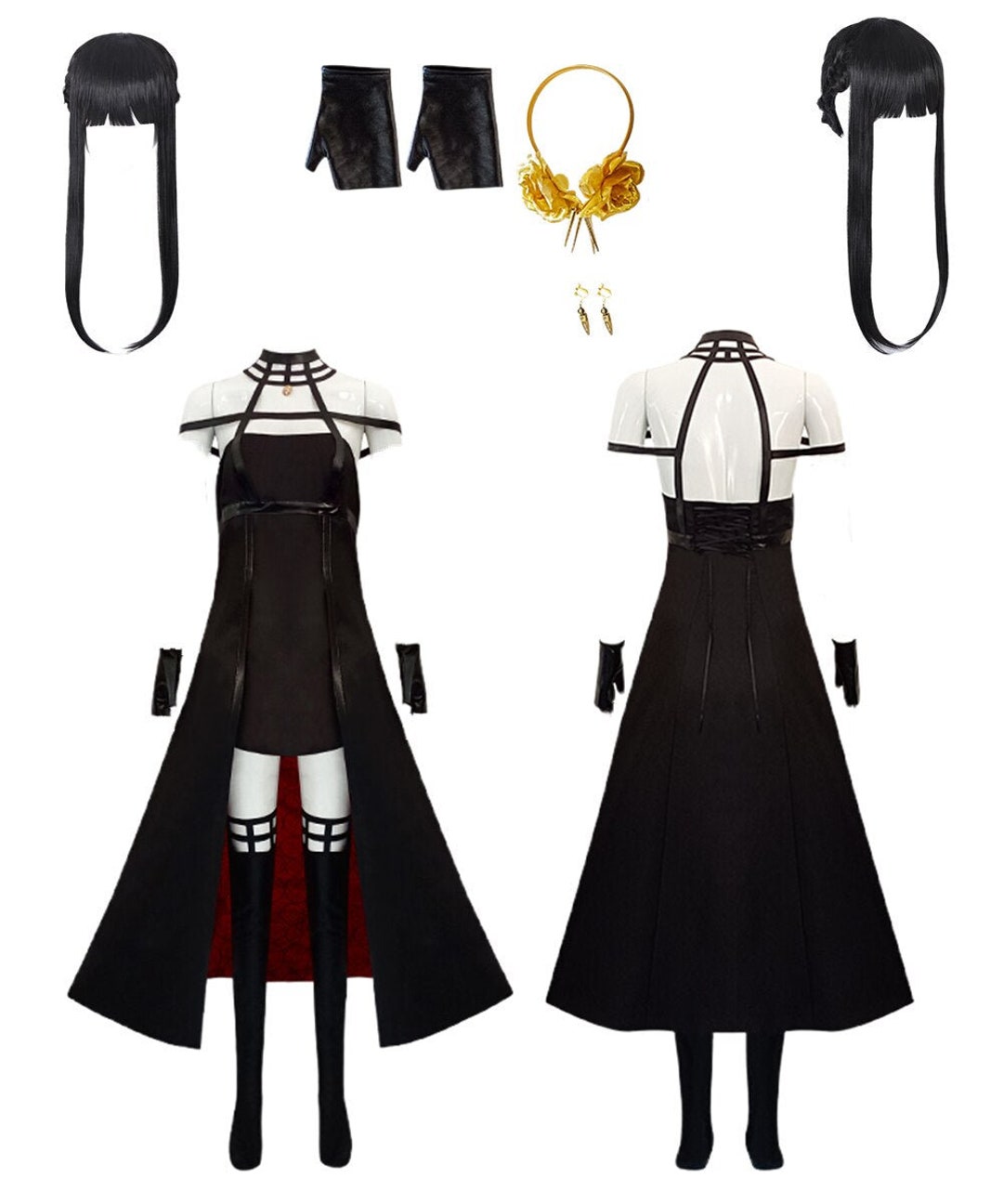 Anime Spy Family Cosplay Yor Forger Dresses Women's Suit - Etsy