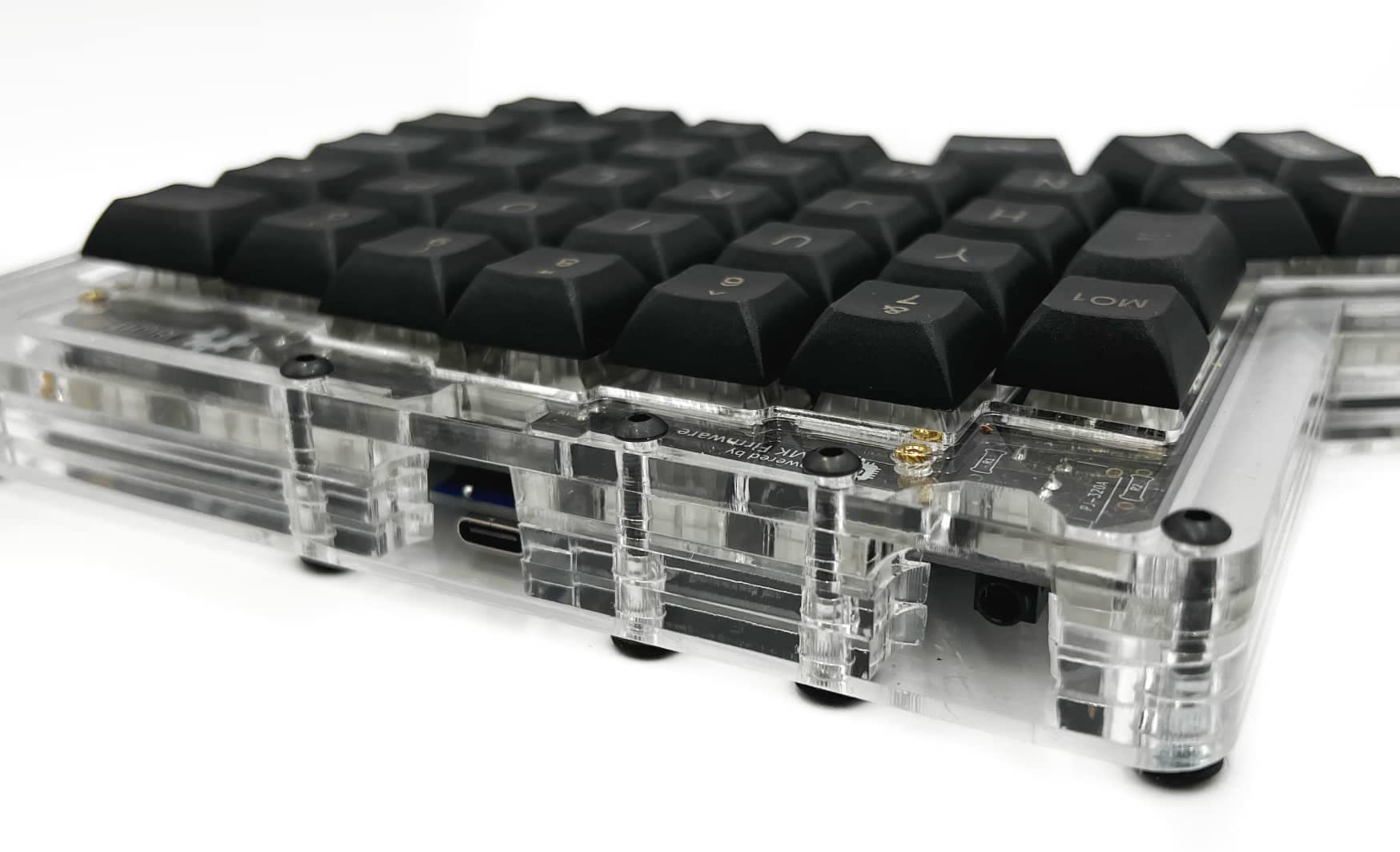 Mechanical Ergonomic Acrylic Keyboard Redox Wired - Warranty 2 Years - Etsy