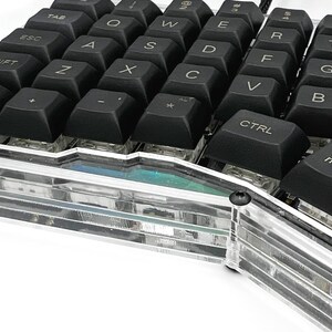 Mechanical Ergonomic Acrylic Keyboard Redox Wired - Warranty 2 Years - Etsy