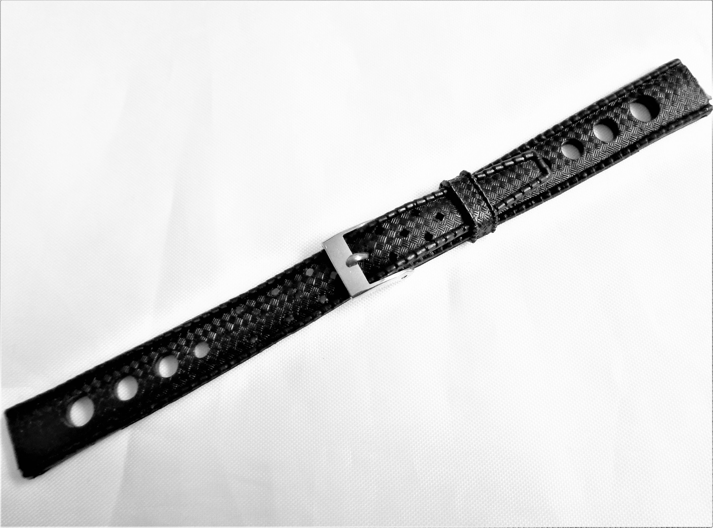 Vintage 13mm NOS Swiss Made TROPIC Style Rubber Rally Watch Strap New ...