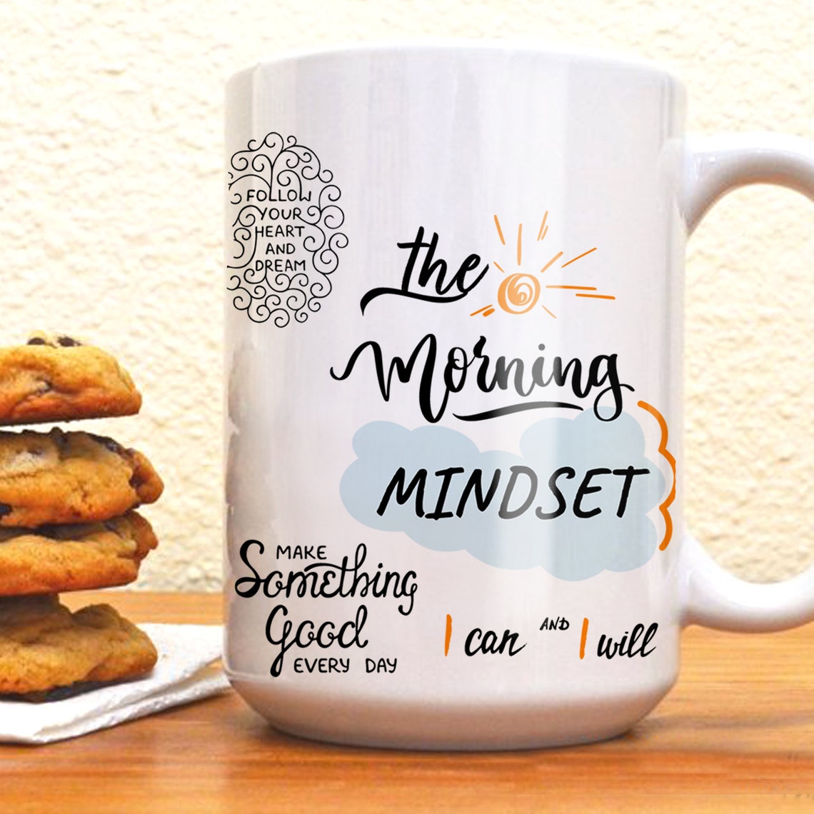The Morning MINDSET Gift Coffee Mug Mental Health/Law of | Etsy