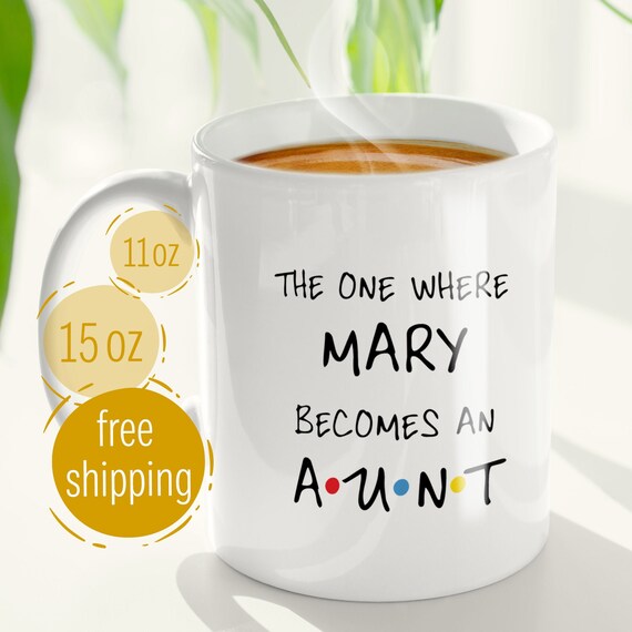 Custom/personalized Name New Aunt/future Auntie/aunt to Be - Etsy