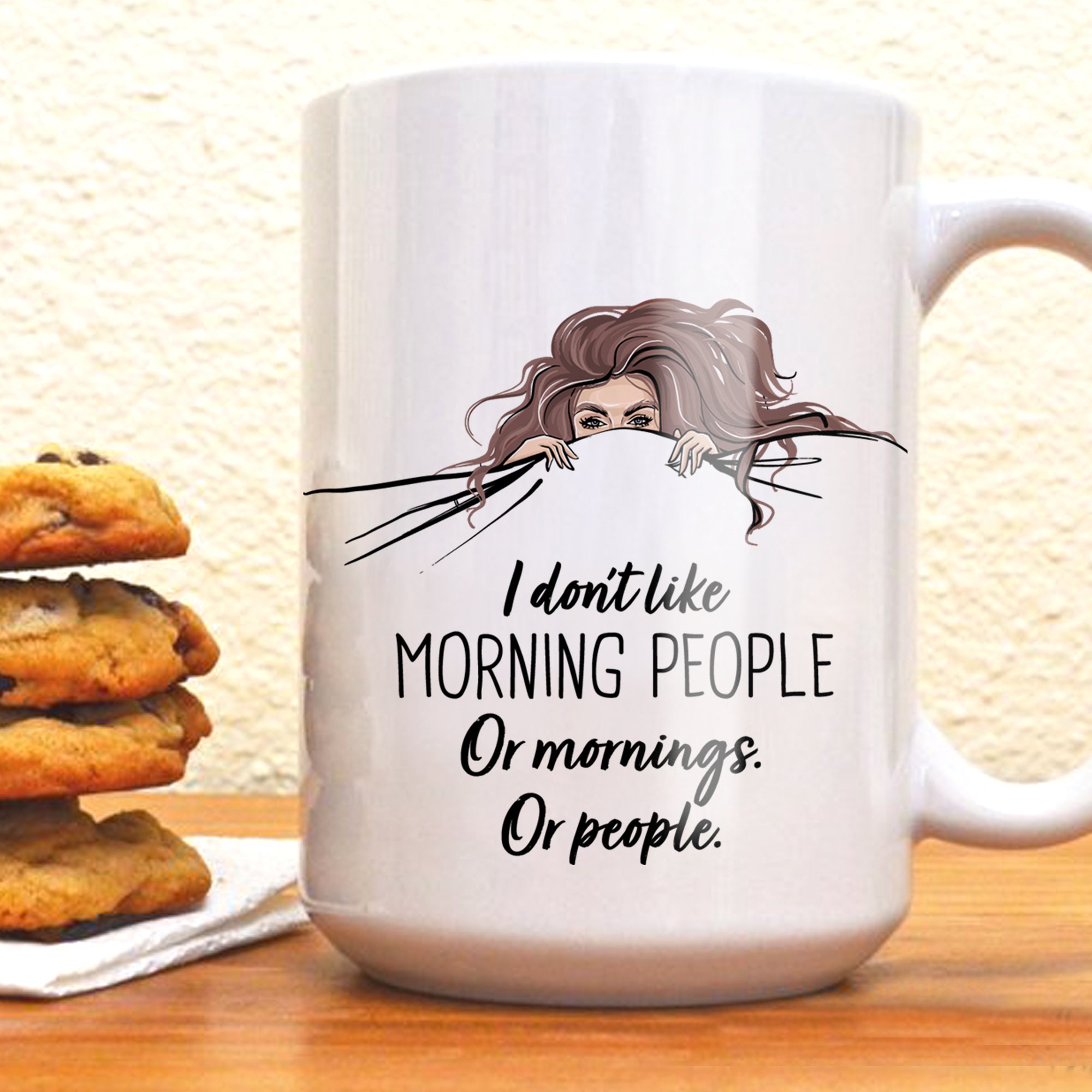 Funny NOT a Morning person Coffee mug as birthday gift idea | Etsy