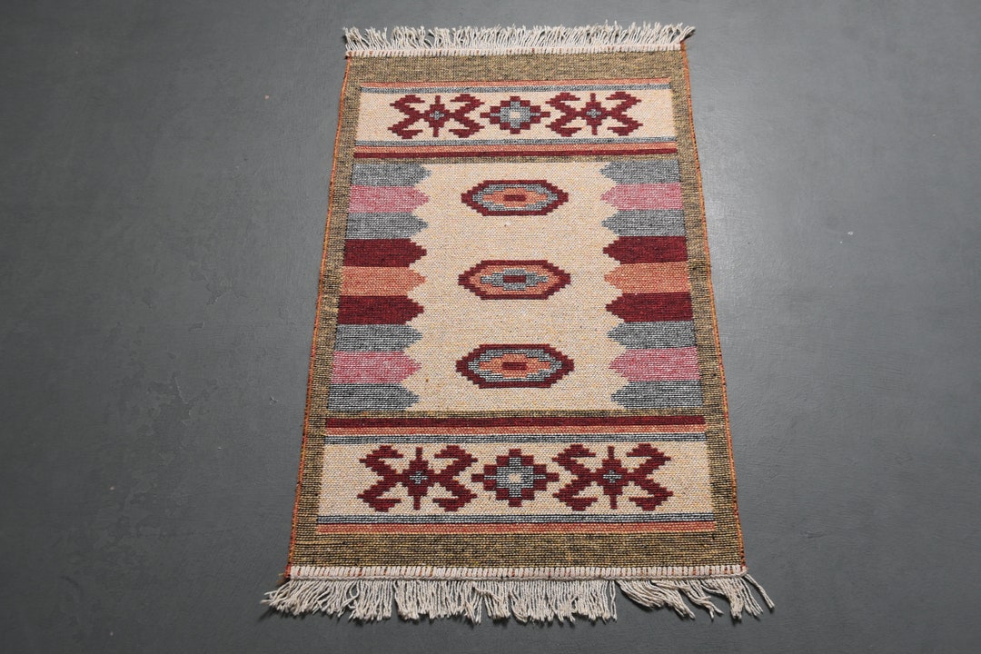 Turkish Kilim, Vintage Kilim, Small Kilim, Home Decor Kilim, 23x36 ...
