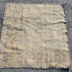 Vintage Rug, Small Carpet, Turkish Rug, Antique Carpet, 32x32 Inches ...