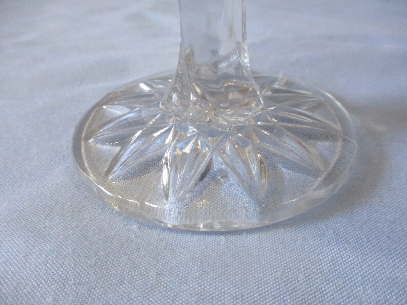 Vintage Pair of Footed Glass Compotes Clear Pressed Glass - Etsy