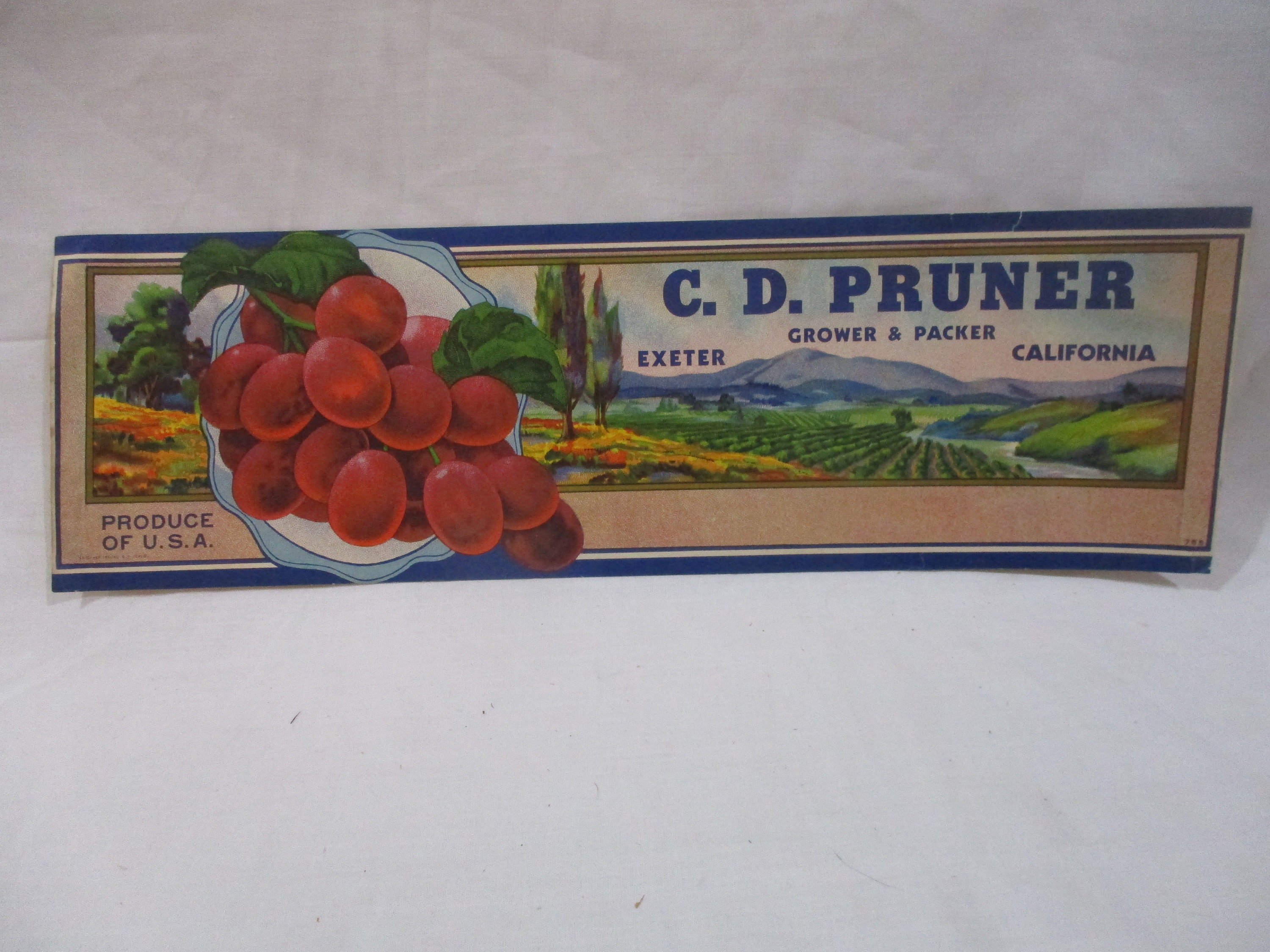 Vintage Fruit Crate Labels Set of 4 - Etsy