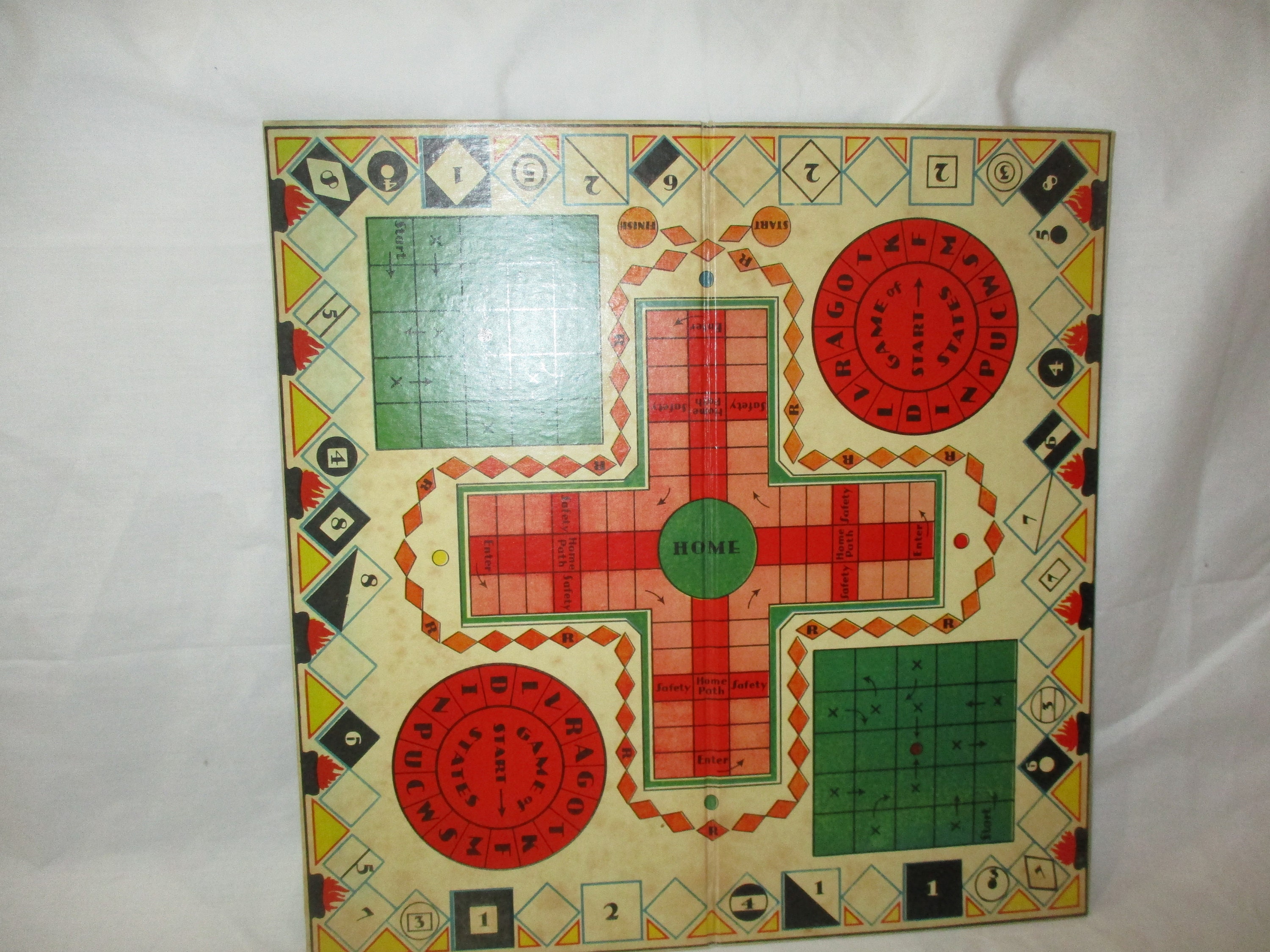 Vintage Fourteen Games Combination Board - Etsy