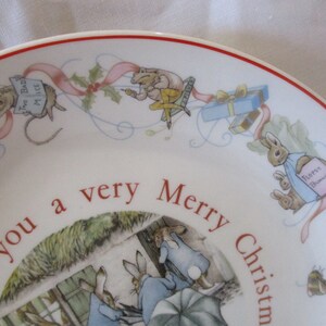 Vintage Peter Rabbit Merry Christmas Plate 1984 - Etsy