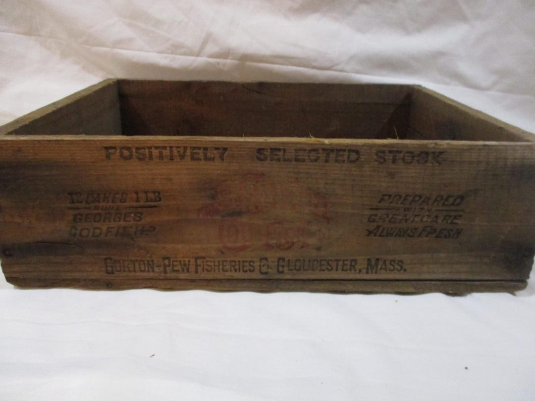 Vintage Wood Food Storage Box - Etsy
