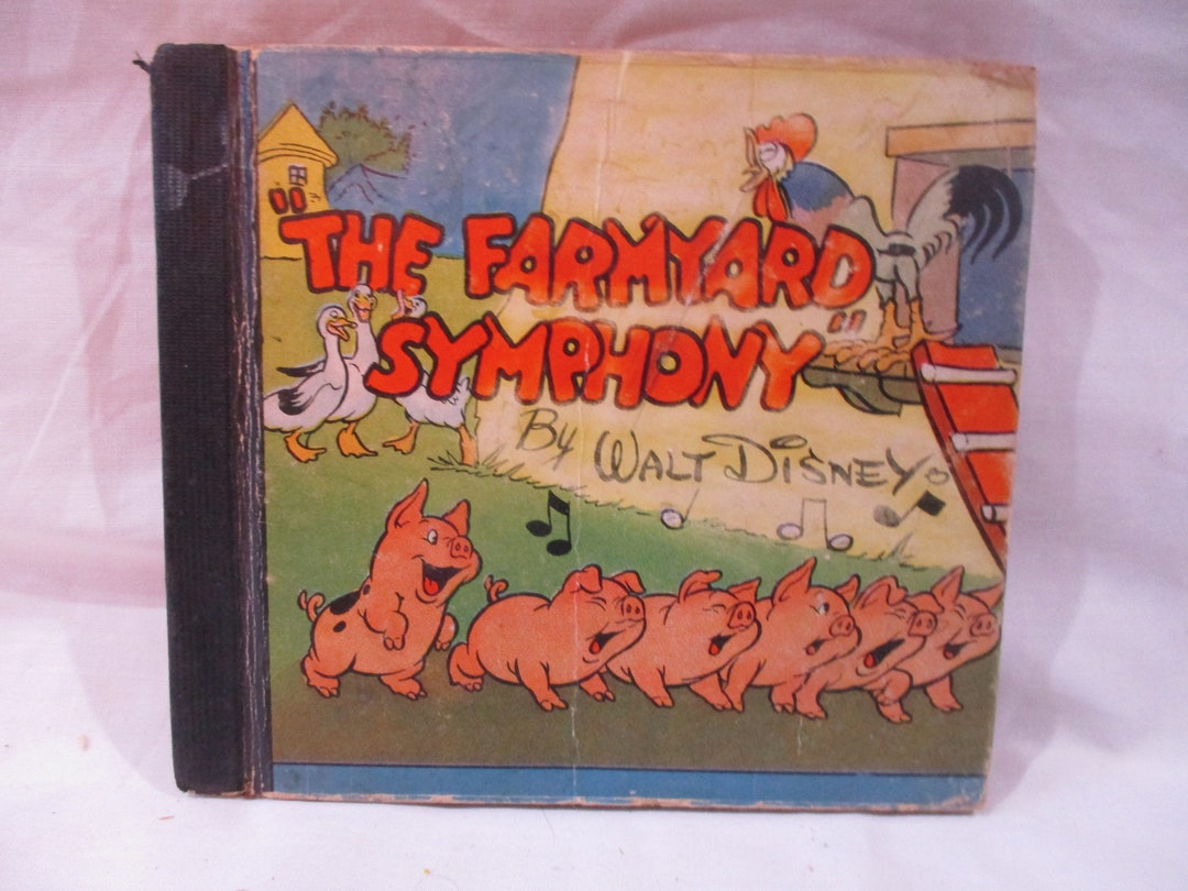 The Farmyard Symphony by Walt Disney - Illustrated Childrens Book - Etsy