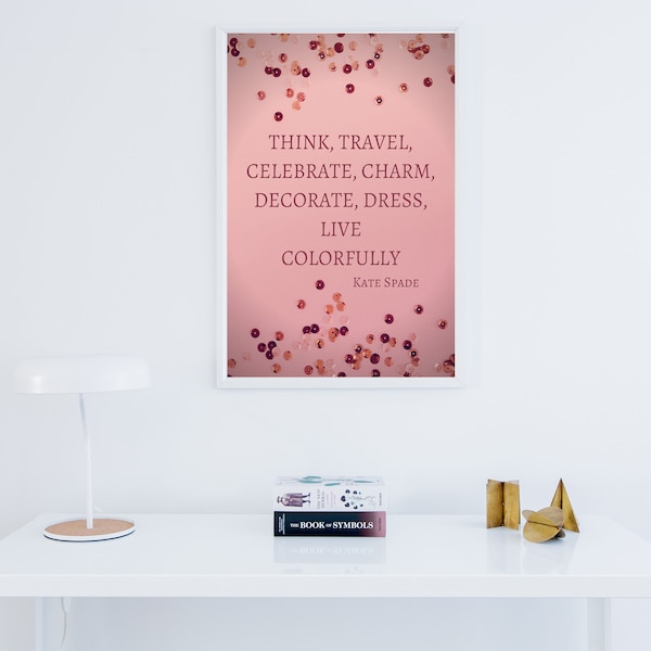 Kate Spade Quote - Etsy