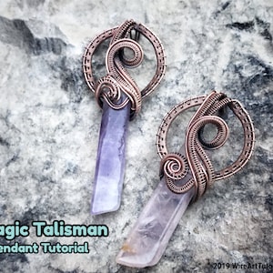 Wire Wrap Tutorialwire Wrapping Pattern Wirearttutorials | Etsy