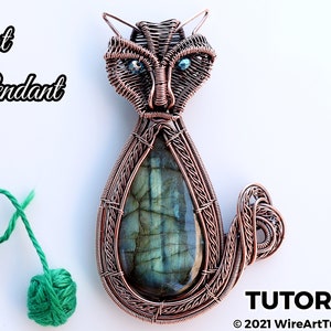 Wire Wrap Tutorial,wire Wrapping Pattern Wirearttutorials Cat Pendant ...
