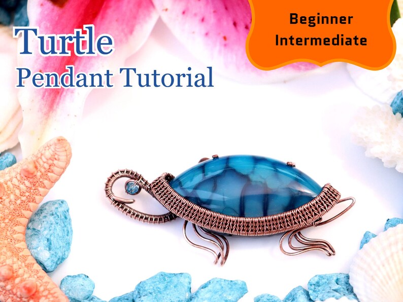 Wire Wrap Tutorial Turtle Pendant Wire Wrapping Pattern