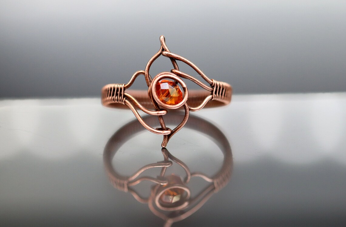 TUTORIAL Orchid Ring PDF Patternwire Wrap Weave - Etsy