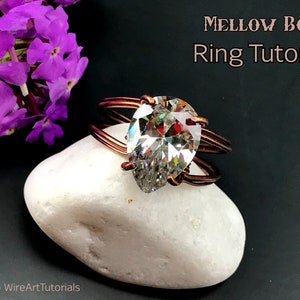 Wire Wrap Tutorial, Wire Wrapping Tutorial, Pattern by Wirearttutorials: Mellow Bond Crystal ...
