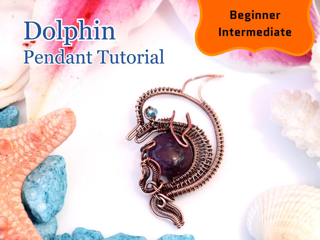 Wire Wrap Tutorial Dolphin Pendant,wire Wrapping Pattern ...