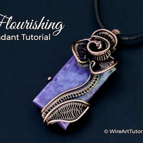 Wire Wrapped Pendant Necklace - Etsy