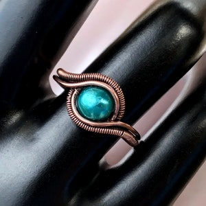 TUTORIAL Elegant Waves Ring PDF Pattern,wire Wrapped Woven Jewelry ...