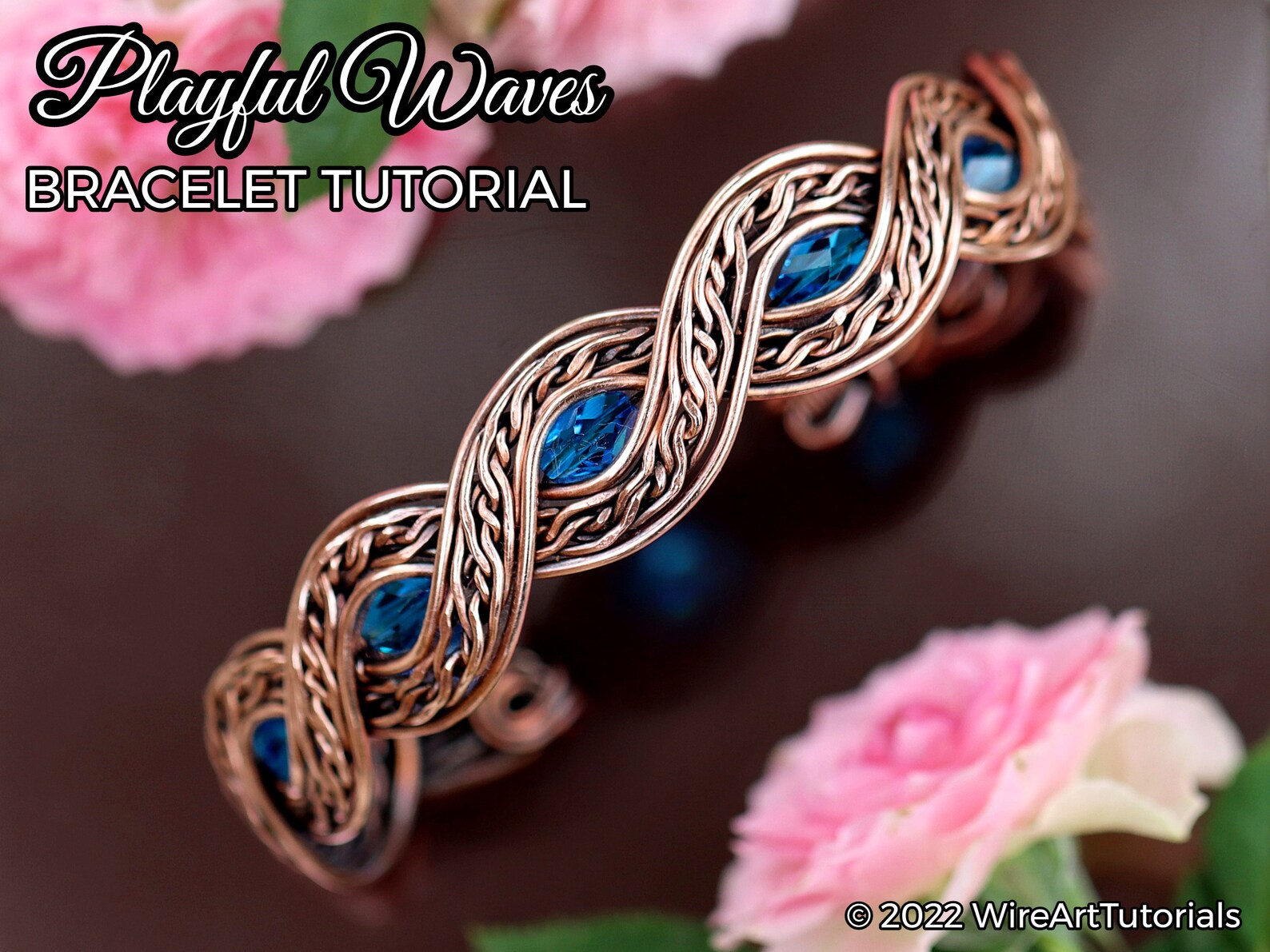 Wirearttutorials Playful Waves Bracelet Wire Wrap Tutorial - Etsy