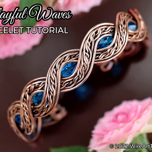 Wirearttutorials Angelic Twirl Bracelet Wire Wrap Tutorial - Etsy