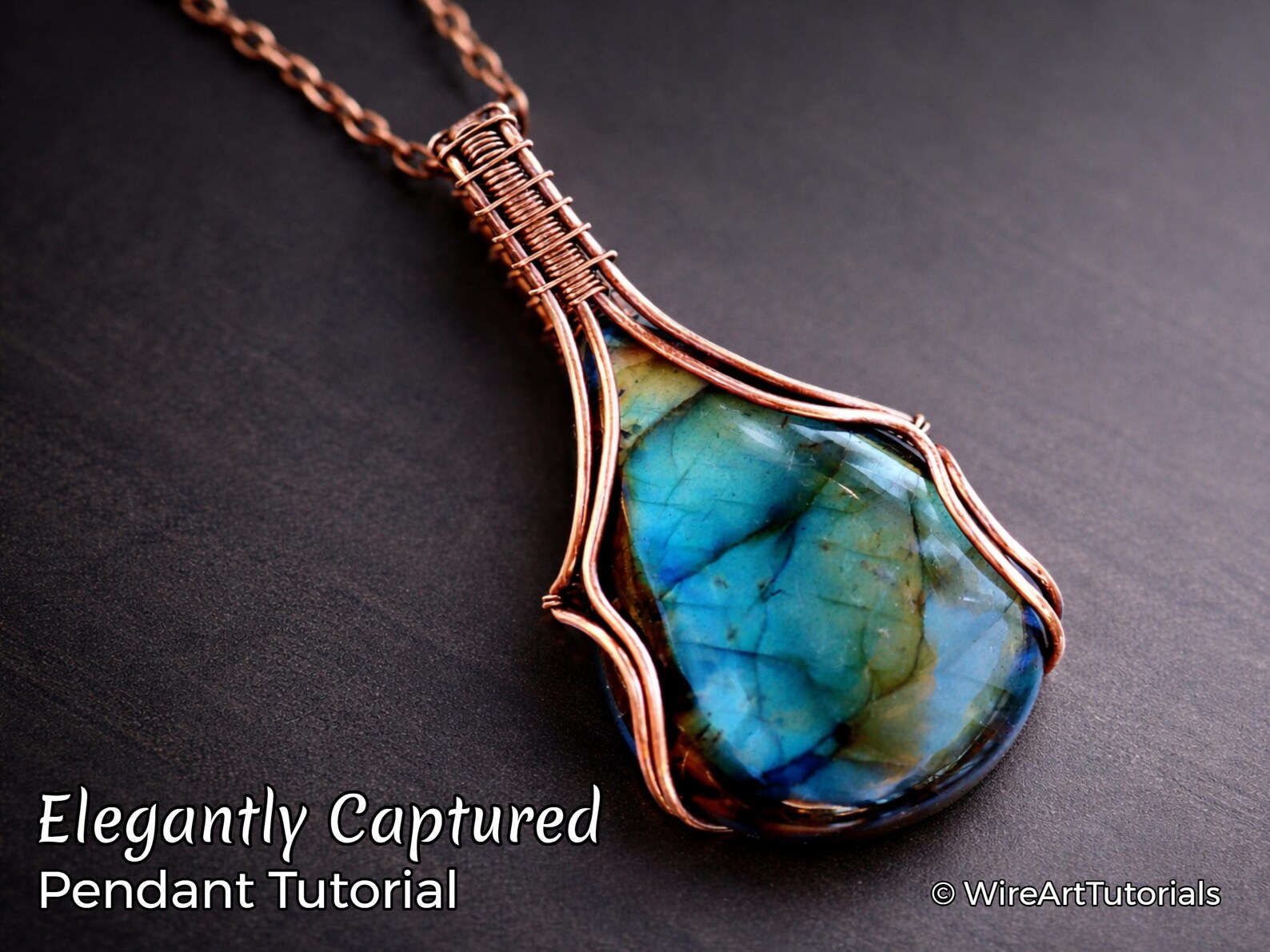 Wirearttutorials Elegantly Captured Cabochon Pendant Tutorial,wire Wrap ...