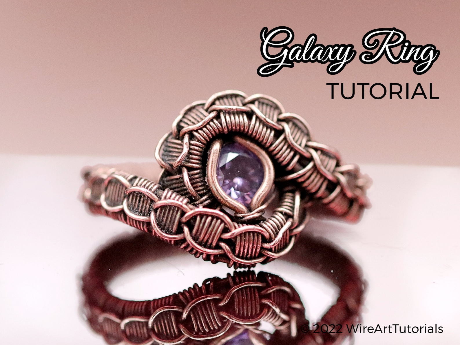 TUTORIAL Galaxy Ring PDF Patternwire Wrap Weave | Etsy