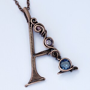 Wirearttutorials Letter A Pendant Wire Wrap Tutorial, Weaving Pattern ...