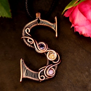 Wirearttutorials Letter S Pendant Wire Wrap Tutorial, Weaving Pattern ...