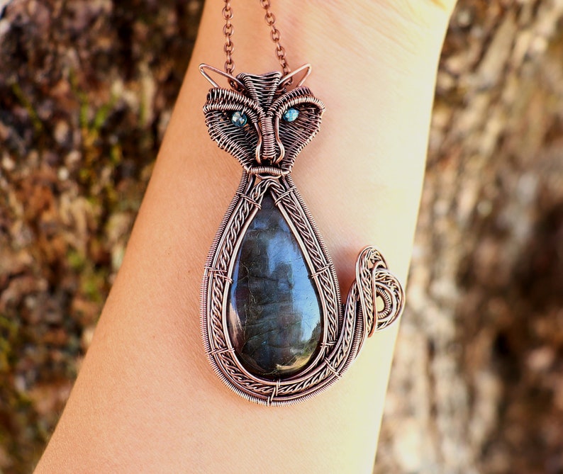 Wire Wrap Tutorialwire Wrapping Pattern Wirearttutorials Cat - Etsy