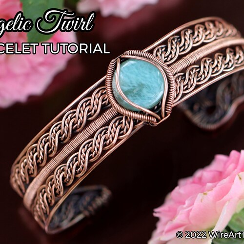 Wirearttutorials Angelic Twirl Bracelet Wire Wrap Tutorial - Etsy