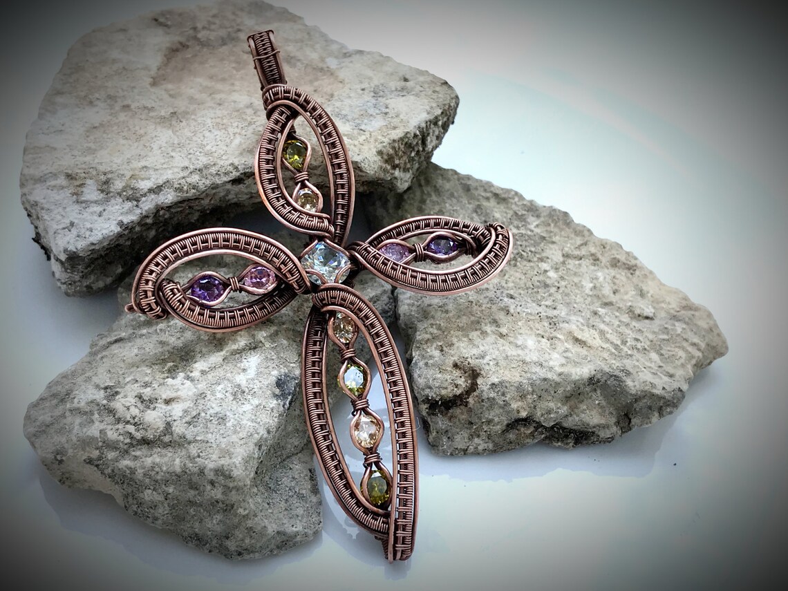 Wire Wrap Tutorialwire Wrapping Pattern Wirearttutorials - Etsy