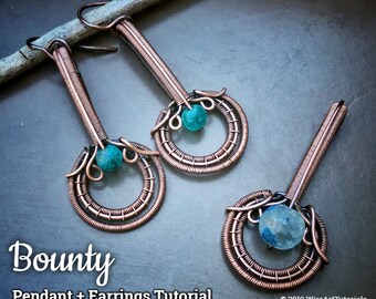 Wire Wrap Tutorialwire Wrapping Pattern Wirearttutorials | Etsy