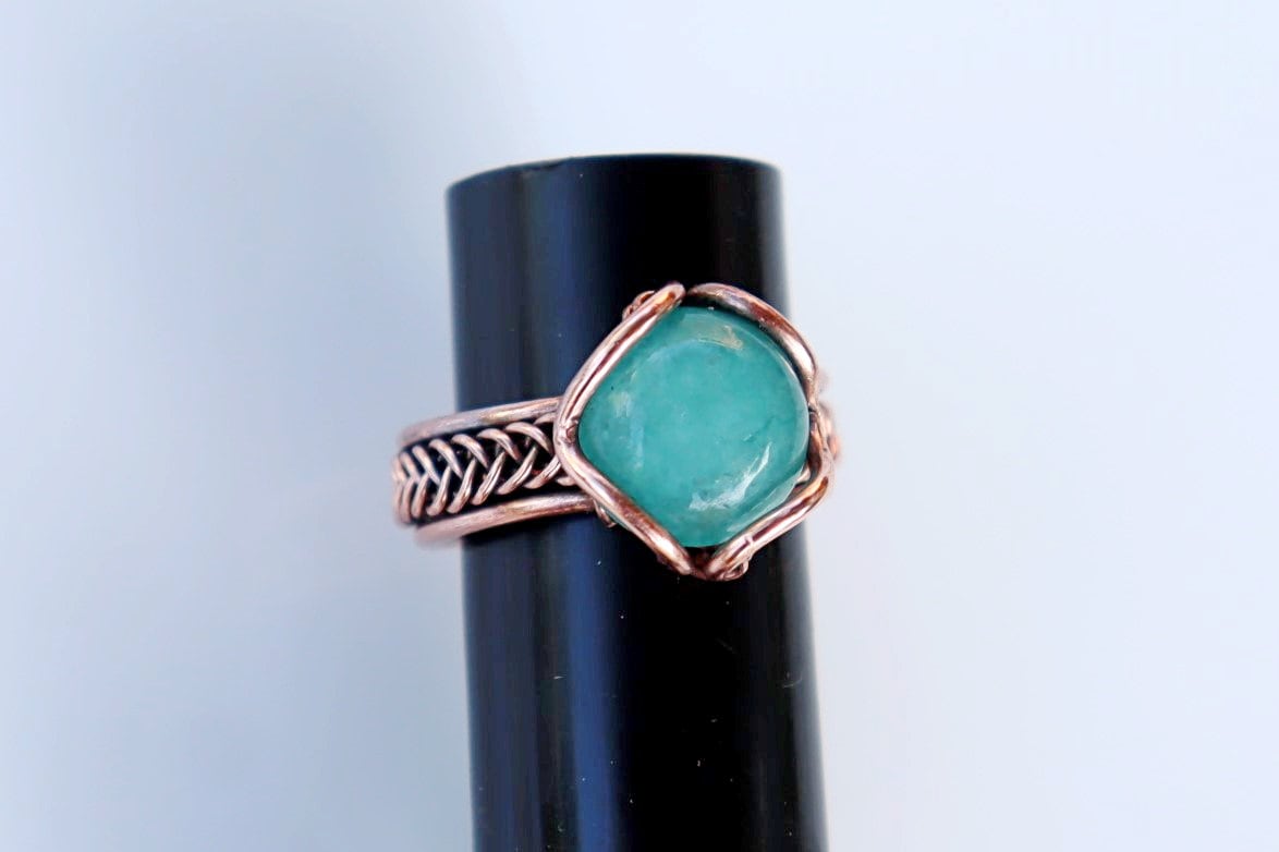 TUTORIAL Jazzy Gem Ring PDF Patternwire Wrap Weave | Etsy